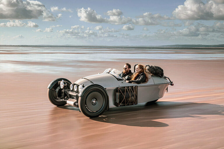 morgan unveils the super 3, a three-wheeler powered by a ford engine