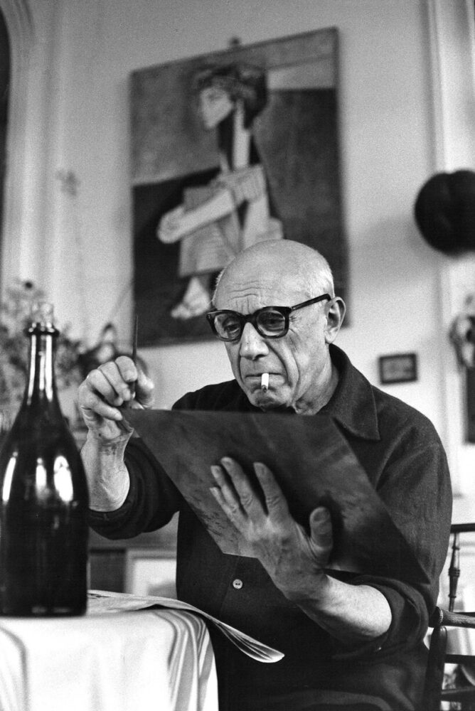 david douglas duncan's vintage photos of picasso at photo élysée