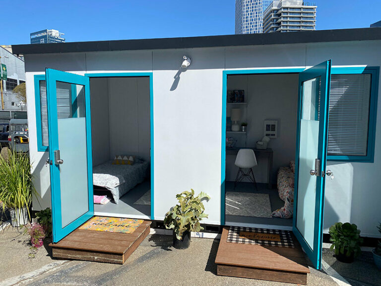 these tiny home villages in california aim to address homelessness