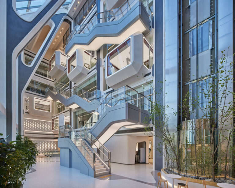 K-pop headquarters by UNStudio take shape as an urban speaker in seoul