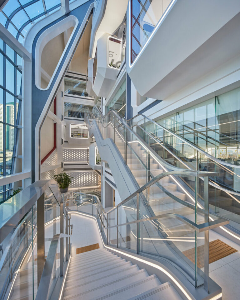 K-pop headquarters by UNStudio take shape as an urban speaker in seoul