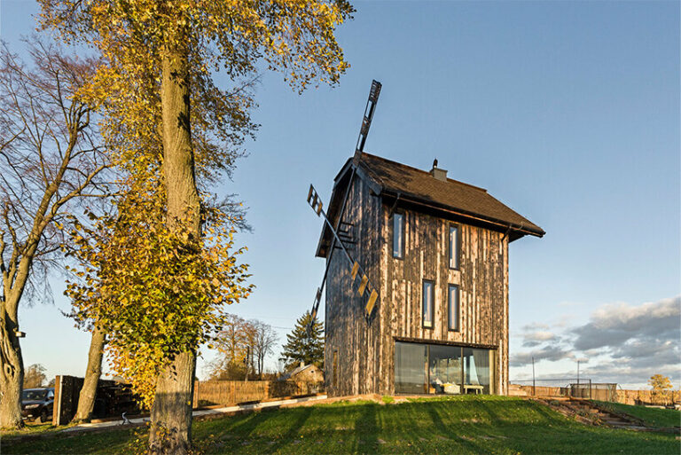 windmill house in poland by o4 architekci and michał kucharski