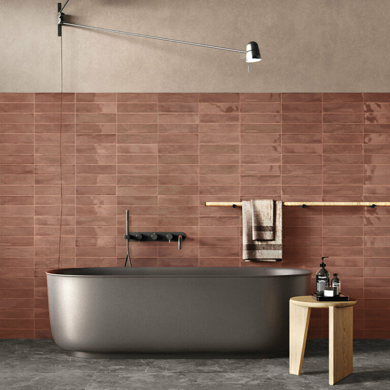 iris ceramica drapes the interiors in natural stone, earth & lava