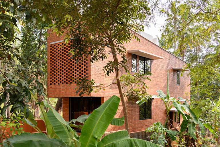step inside this narrow brick house by srijit srinivas, a lush oasis in ...