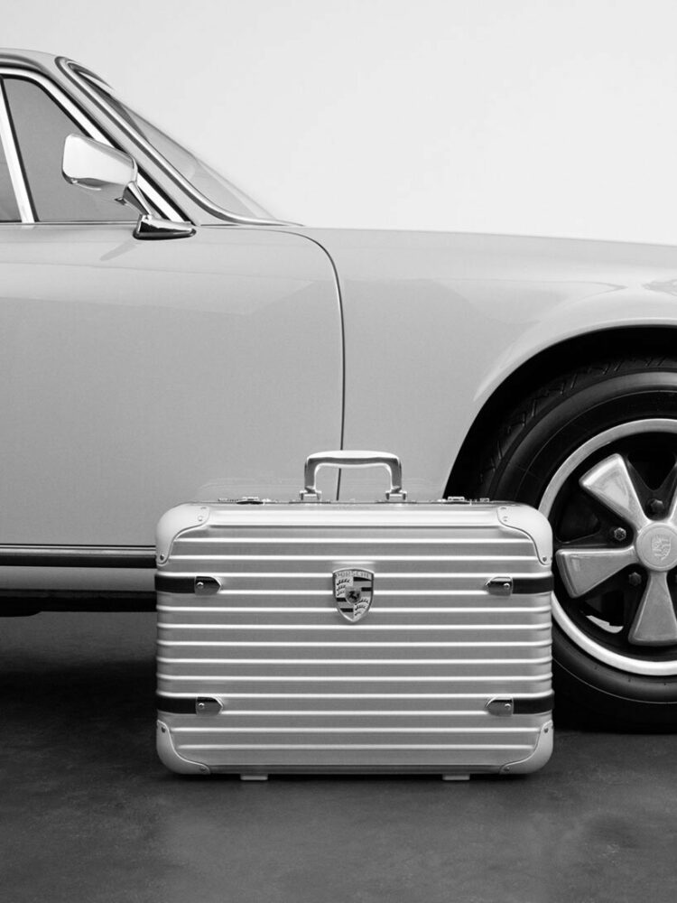 RIMOWA x porsche collaborate to debut limited edition hand-carry case
