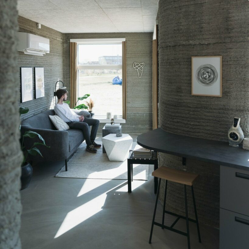 3DCP builds the first 3D printed concrete tiny house in europe