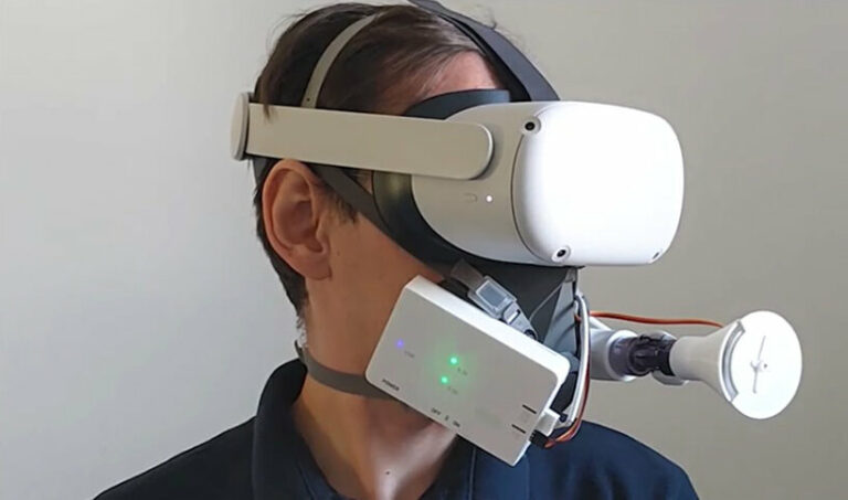 AiRres mask enhances VR experience by utilizing breathing resistance