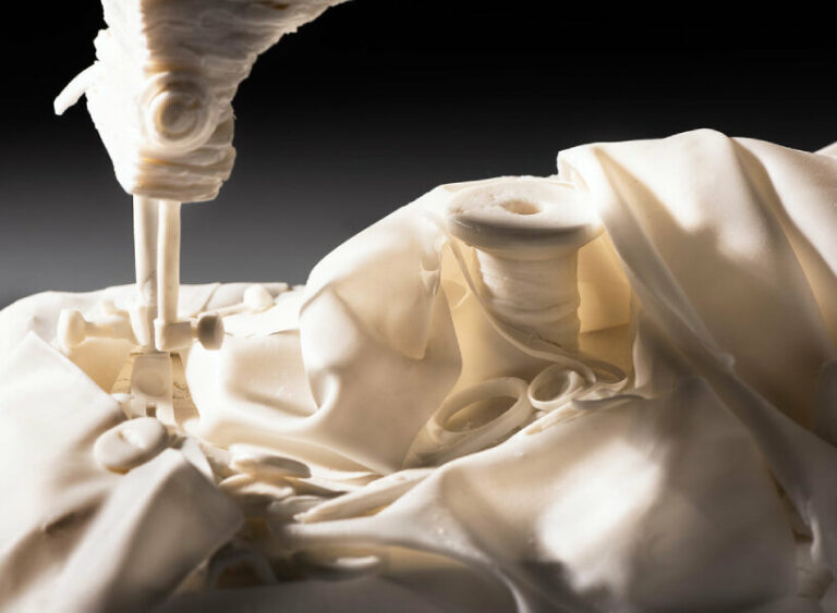 detailed porcelain works of ceramic artist anne butler look back at the ...