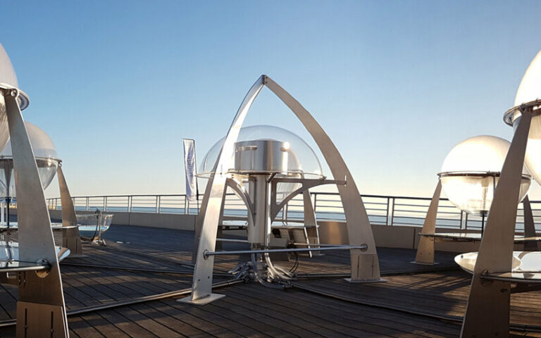 HelioWater domes use solar power to produce clean drinking water