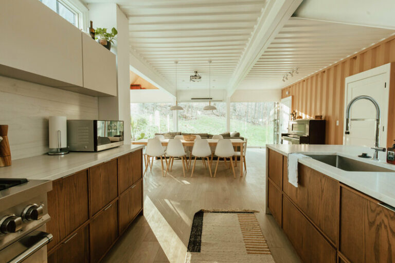 the hygge box hop is a remote airbnb retreat made from shipping containers