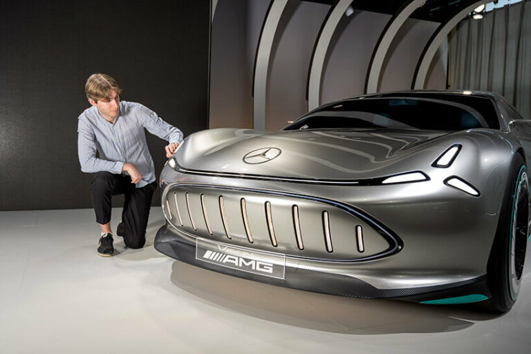 mercedes unveils vision AMG as all-electric performance car of the future