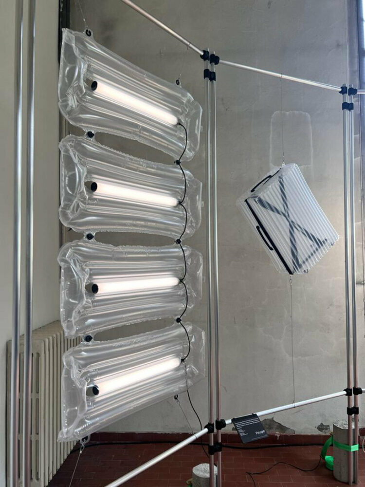 exhibition of inflatable objects explores air as construction material ...