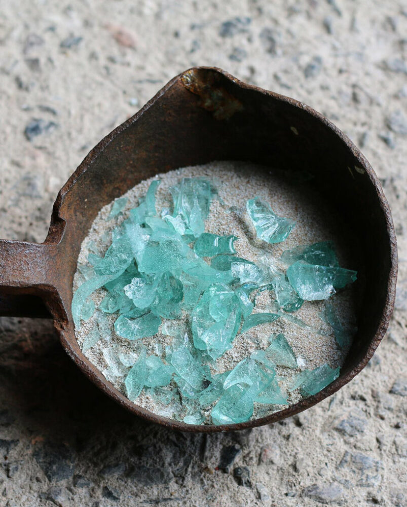 could bio-glass made from mussel shells be a future building alternative?