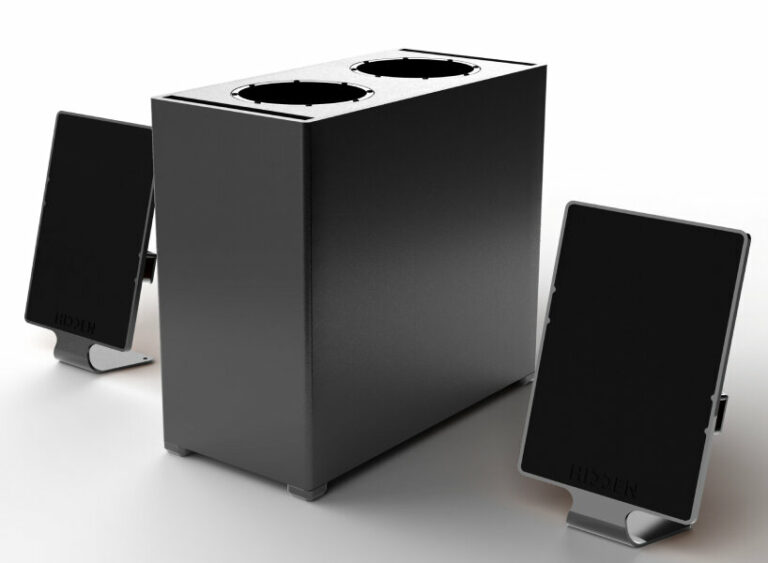 super thin speakers ‘hidden sound’ produce hifi audio for a 360-degree ...