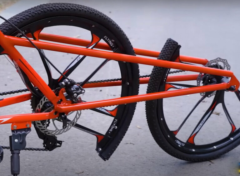 engineer splits back wheel in half to create one-of-a-kind, fully ...
