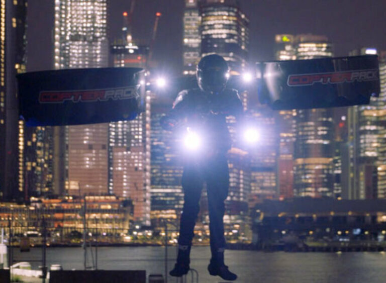 lightweight & electric backpack helicopter ‘copterpack’ flies with self ...