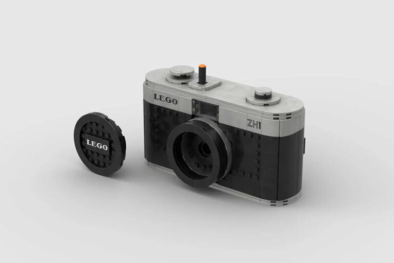 ZH1 is a functional 35mm film camera made of LEGO parts