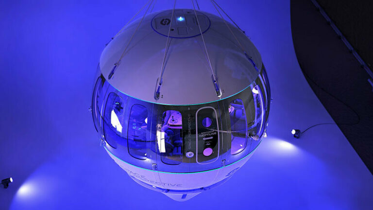space perspective unveils revised lounge interior for ultimate space travel