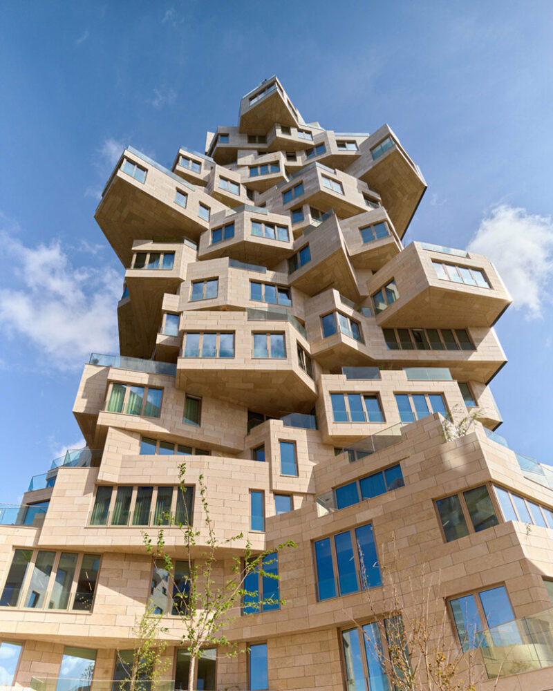 MVRDV unveils the valley, a trio of 'crumbling' towers in amsterdam