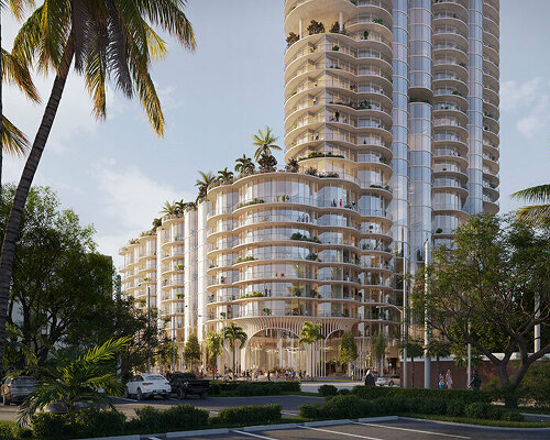 ODA's 'ombelle' tower to bring luxury homes to fort lauderdale