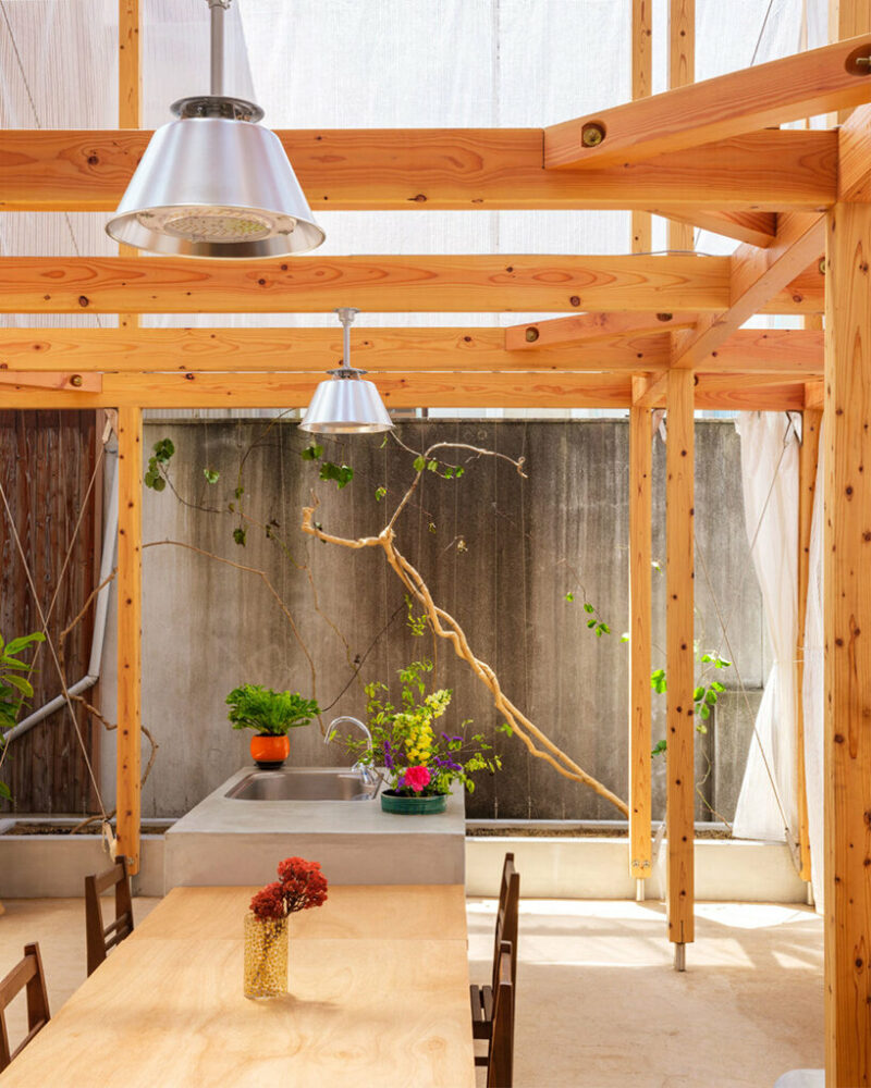 'ACB living' shared office space by lighthouse in nagasaki, japan