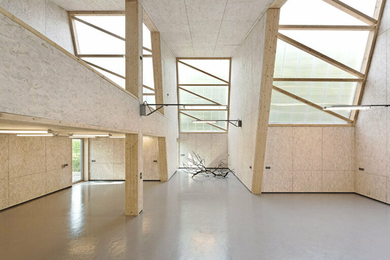 didier faustino builds luminous artist's atelier in french countryside