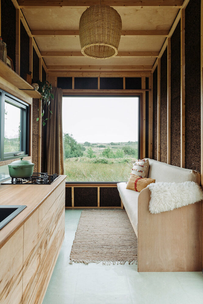 common knowledge builds 'tigín' tiny homes from hemp and cork