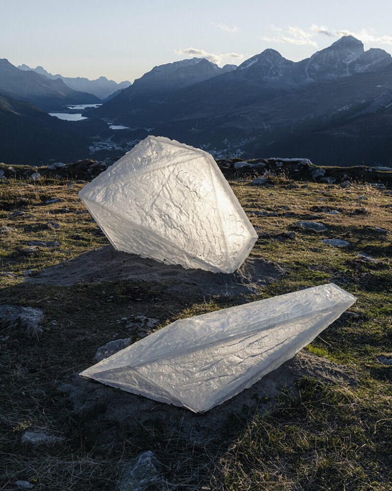 'gravity flow' installation by douglas mandry