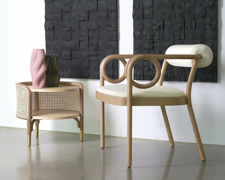 india mahdavi debuts pastel textiles and looping furniture at paris design week