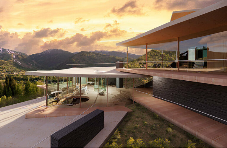 interview: NO ARCHITECTURE embeds five interlocking pavilions into ...