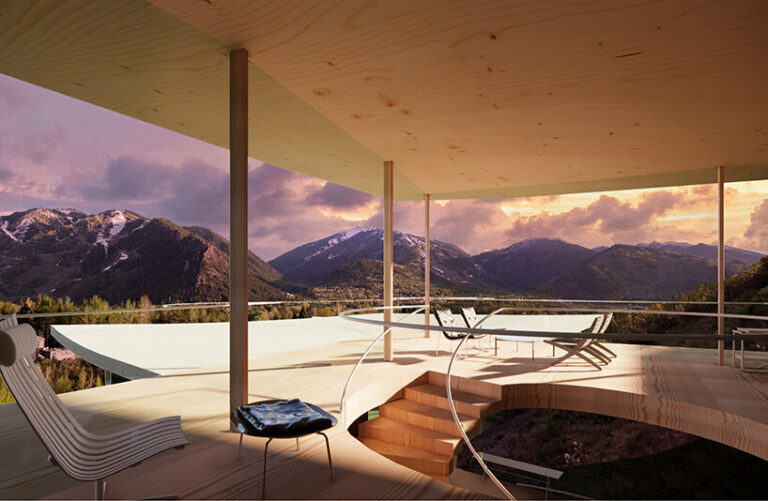 interview: NO ARCHITECTURE embeds five interlocking pavilions into ...