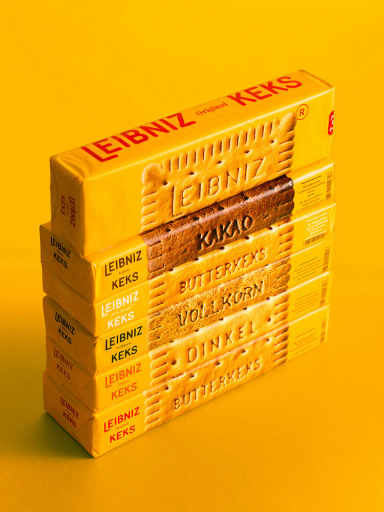 leibniz rebranding by auge design showcases 'swelling dough' look