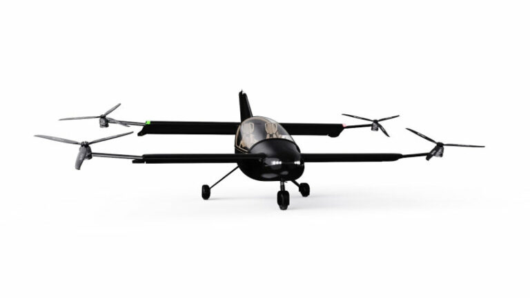 eVTOL ‘axe by skyfly’ trades rotating wings for 70 KW motors with 280 ...