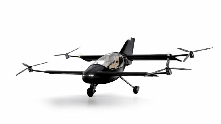 eVTOL ‘axe by skyfly’ trades rotating wings for 70 KW motors with 280 ...