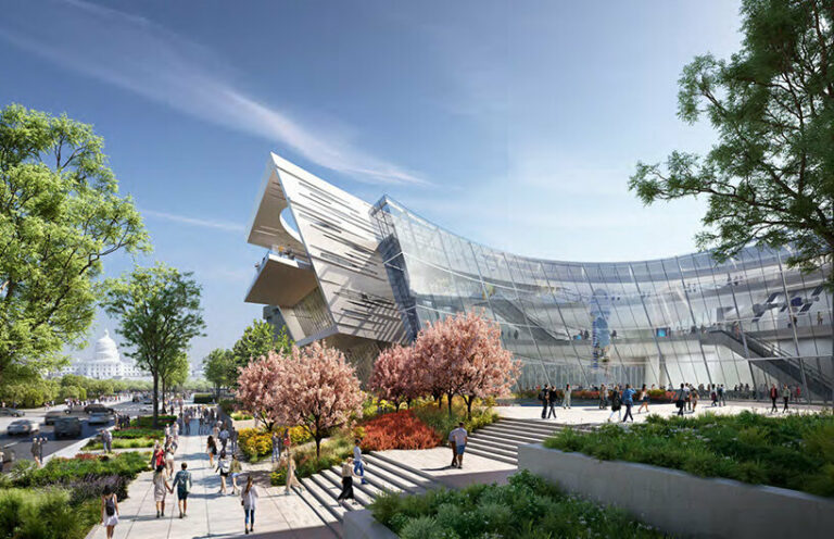 five design proposals for the smithsonian's 'bezos learning center'