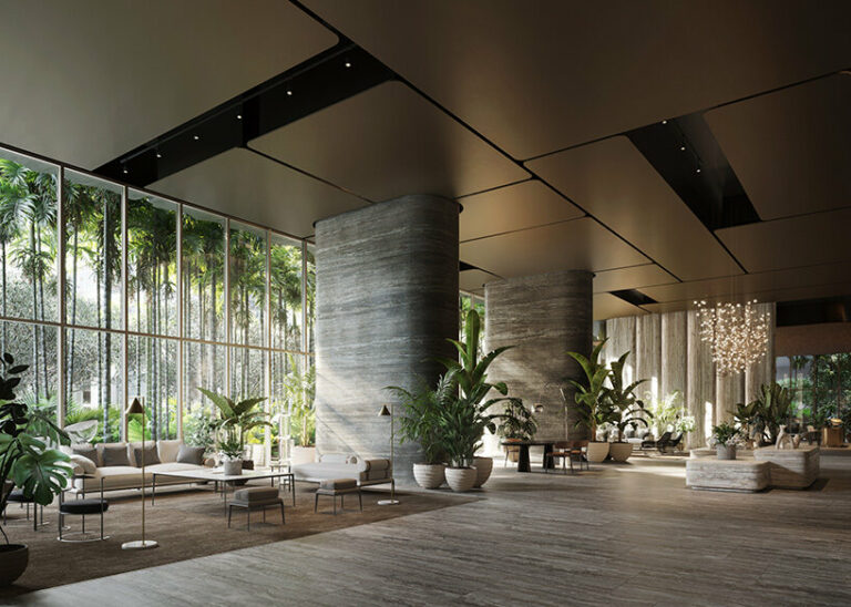 ACPV + arquitectonica unveil solar-powered '1428 brickell' tower in miami