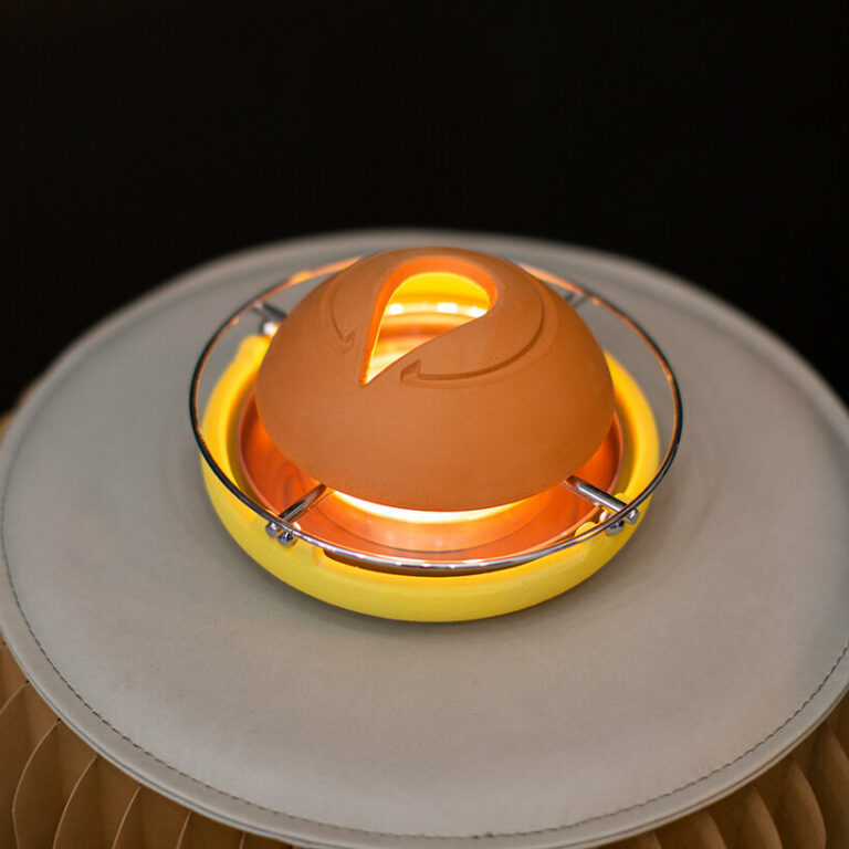 marco zagaria designs electric-free terracotta heat diffuser