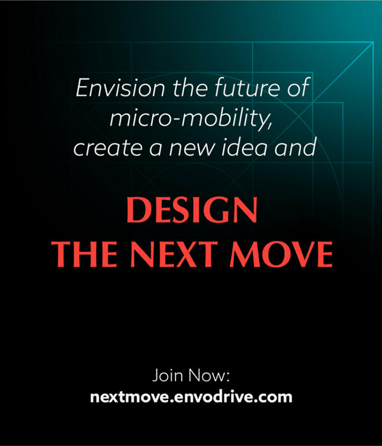 ENVO starts an e-mobility evolution with 'next move' design contest