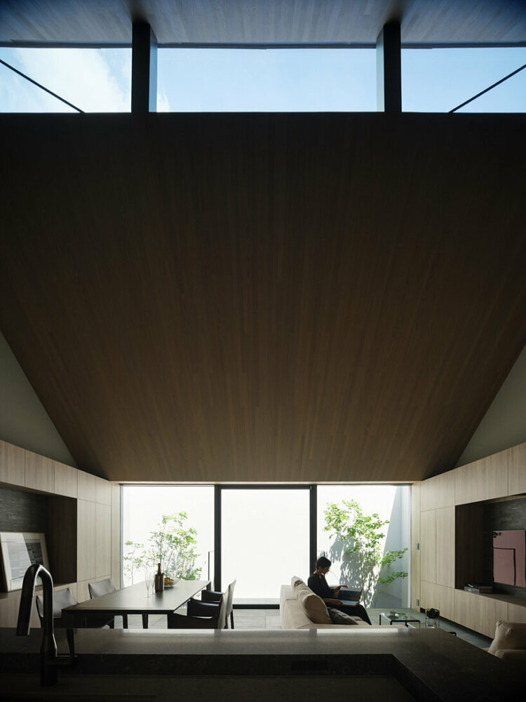 diffuse lighting + sloping volumes define apollo architects’ new house ...