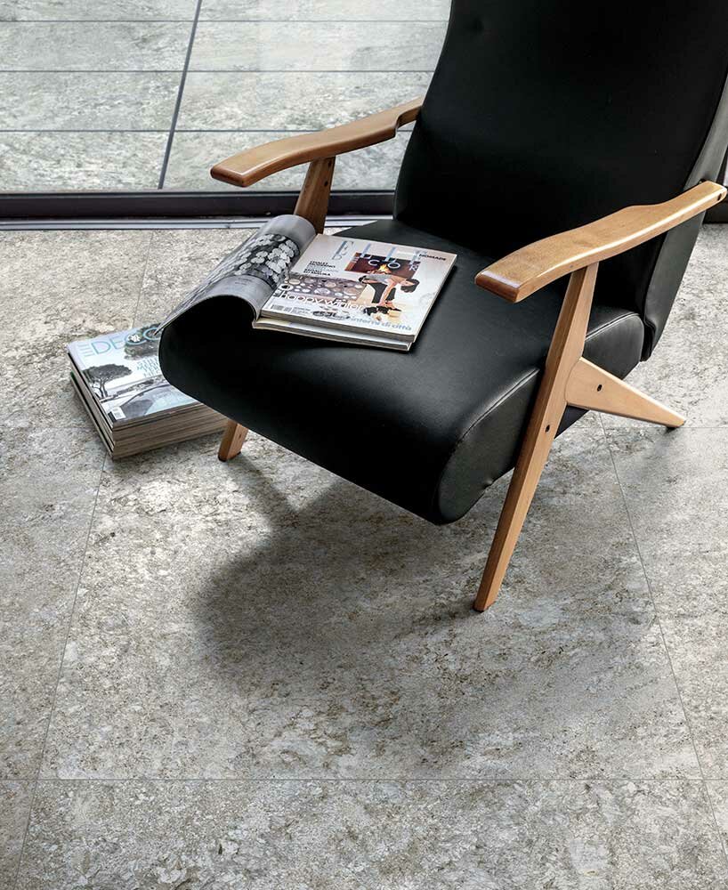 florim reinterprets rare glittering granite through plimatech collection