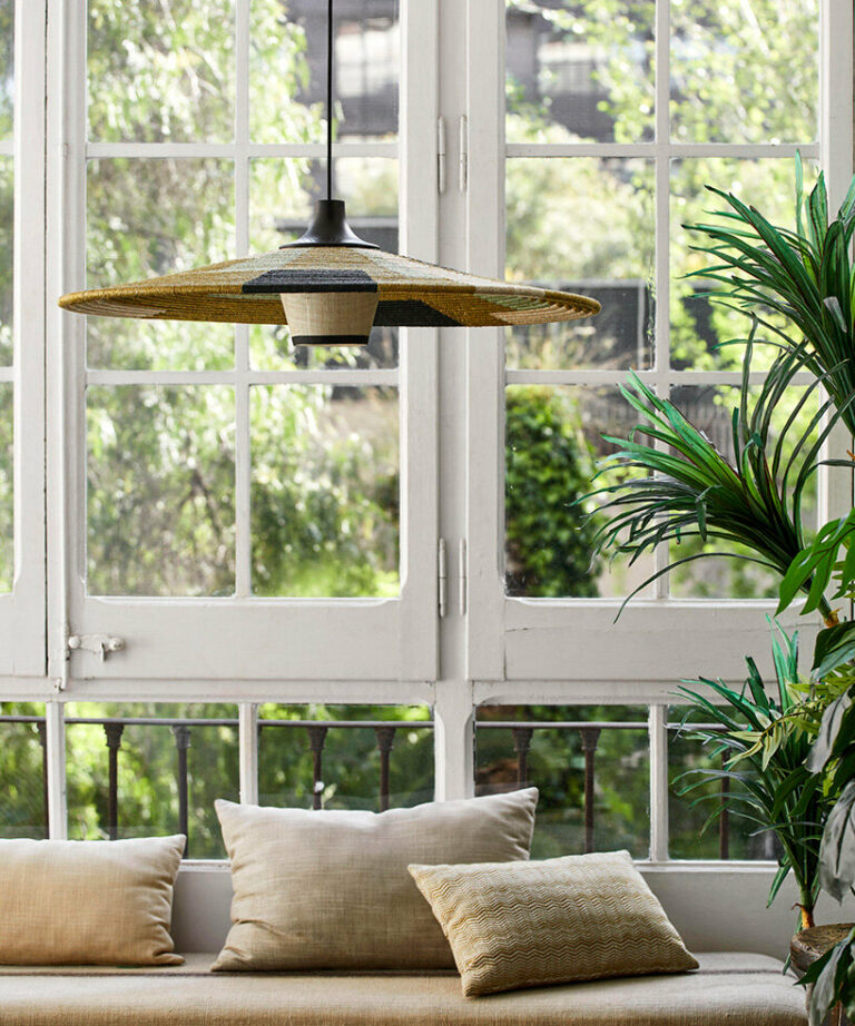 forestier crafts hand-woven poetic yet perfectly imperfect pendant lights