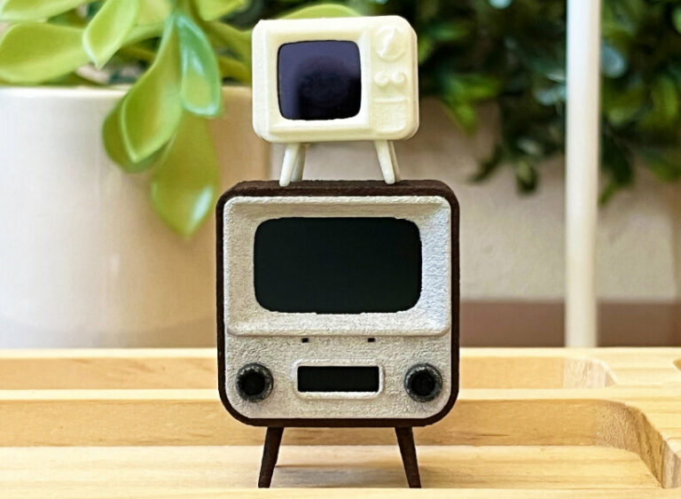 functional miniature TVs get even smaller for fun-sized movie streaming