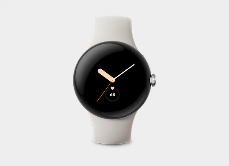 google unveils its first-ever pixel smartwatch with its metallic ...