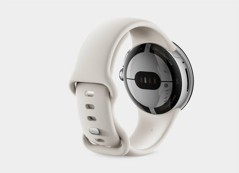 google unveils its first-ever pixel smartwatch with its metallic ...