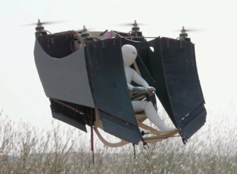 easy-to-fly, concept VTOL 'mad bat' cruises fast in air with quad ...