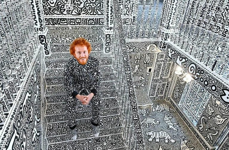 Mr Doodle Covers Mansion In His Own Cartoonish Signature