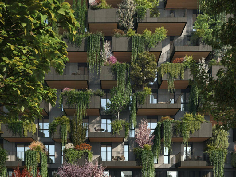 stefano boeri's residential complex in milan blooms with planted terraces