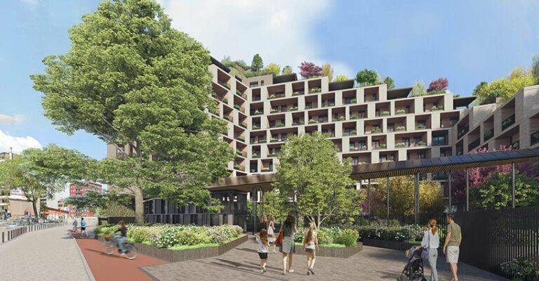 stefano boeri's residential complex in milan blooms with planted terraces