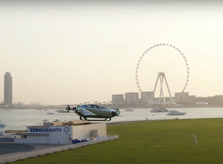 eVTOL flying car ‘xpeng X2’ suits city travel for 2 people, flies over ...