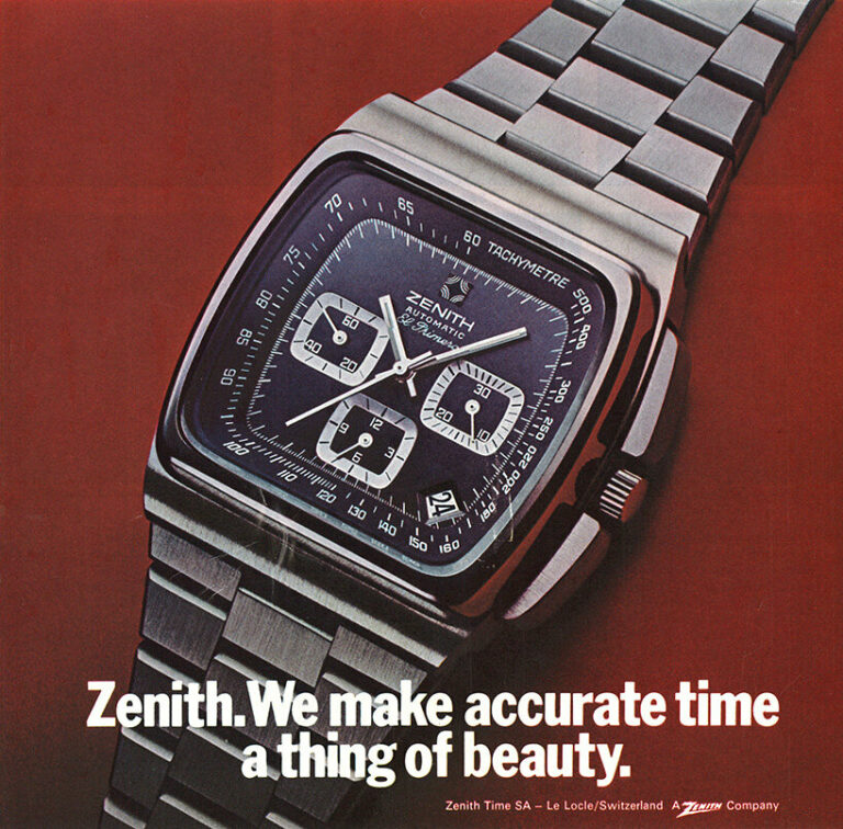 zenith reveals hidden creative history behind its watchmaking icons